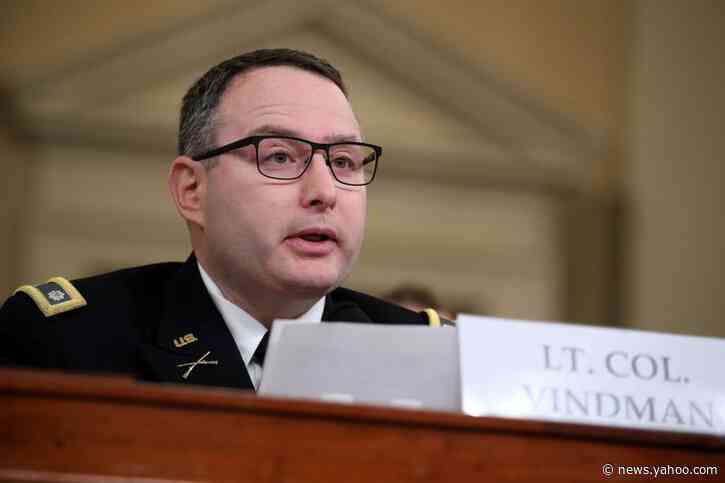 Lt. Col. Vindman retiring from Army, alleges 'bullying' by Trump ...