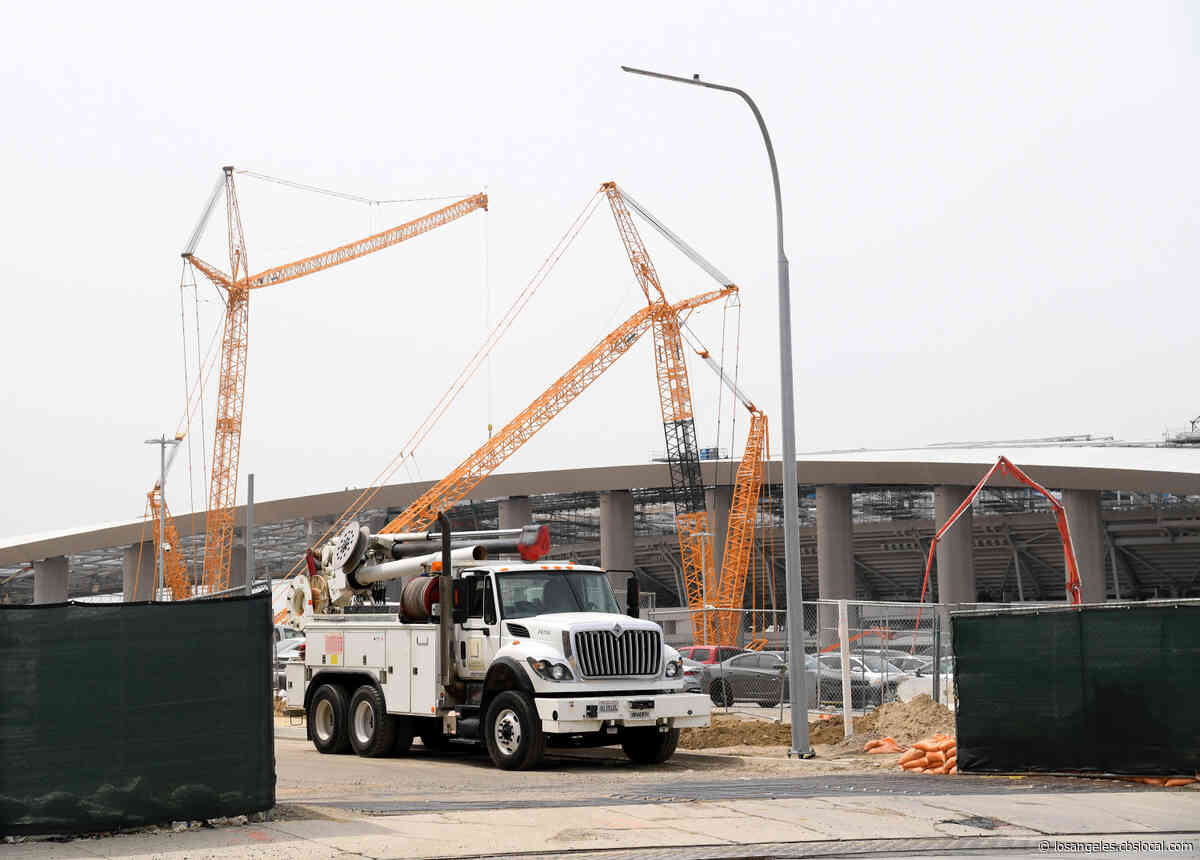 Worker Dies At SoFi Stadium Construction Site - California news ...