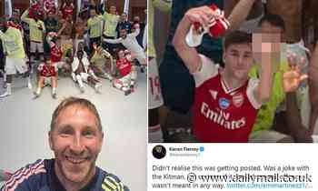 Kieran Tierney apologises after cheeky middle finger gesture was caught ...