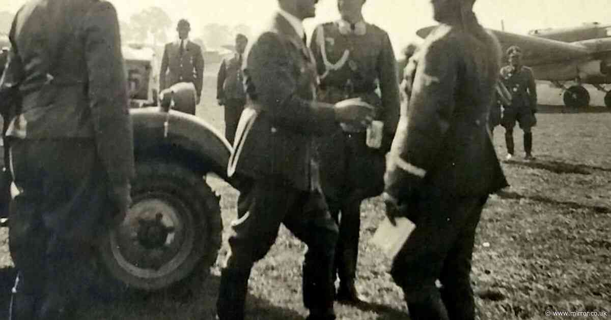 Adolf Hitler's murderous grin captured as chilling new pictures go to ...