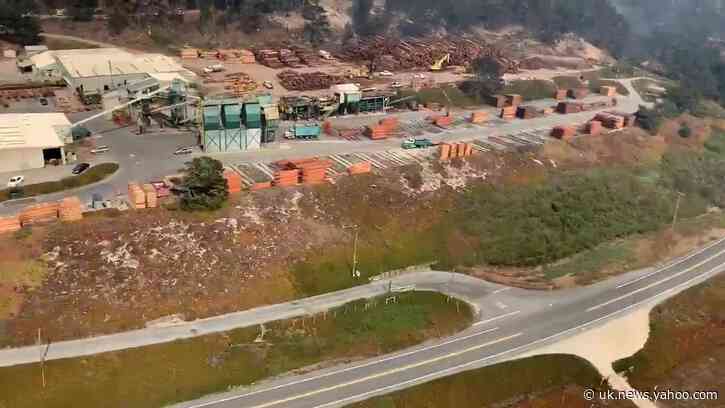 Aerial View Shows Destruction Caused by CZU Lightning Complex Fire in ...
