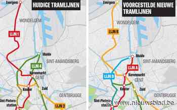Van drie naar vier tramlijnen in Gent: nieuw tramnet officieel ...