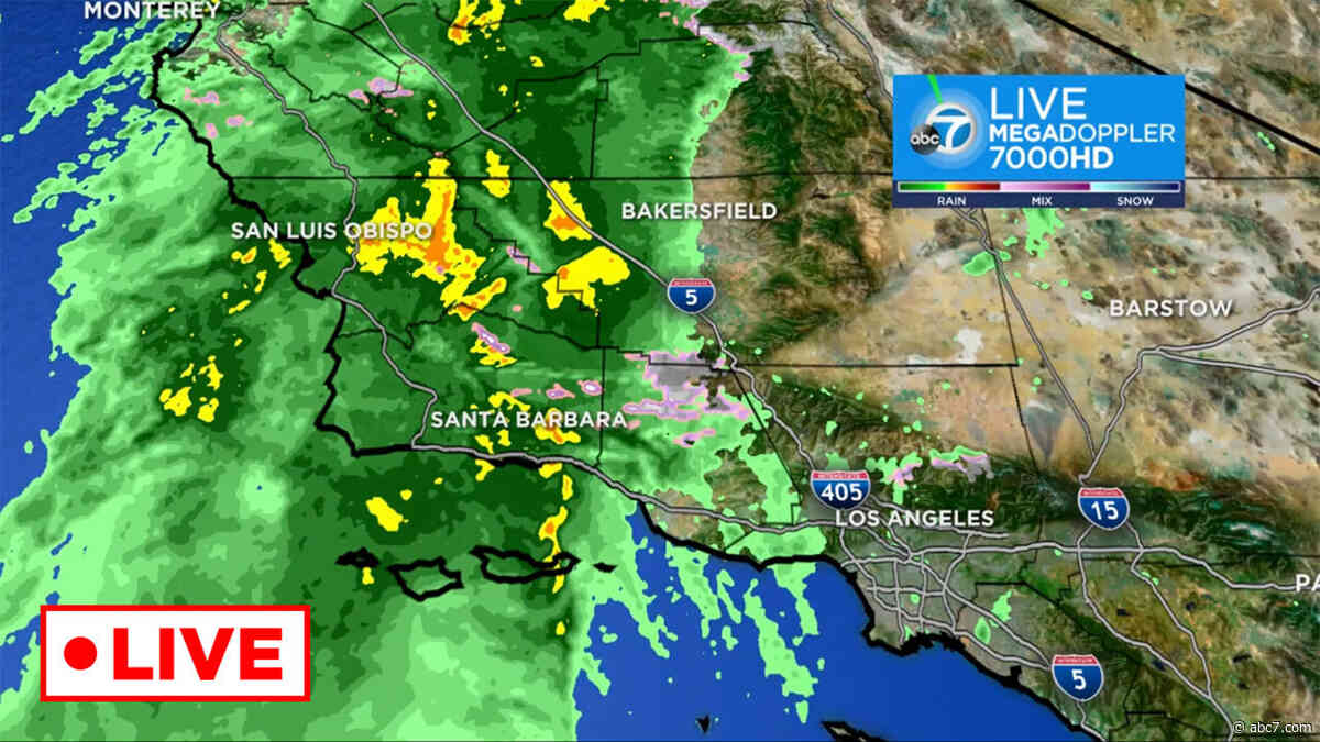 LIVE Megadoppler 7000 HD Radar today for Los Angeles and Southern ...