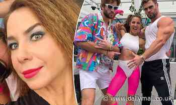 Kate Ritchie sports crimped hair as she parties with longtime pal Chris ...