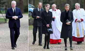 Prince Andrew pays tribute to his father Prince Philip whose death has ...
