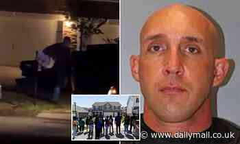 Video shows moment Army Drill Sergeant flees home after being charged ...