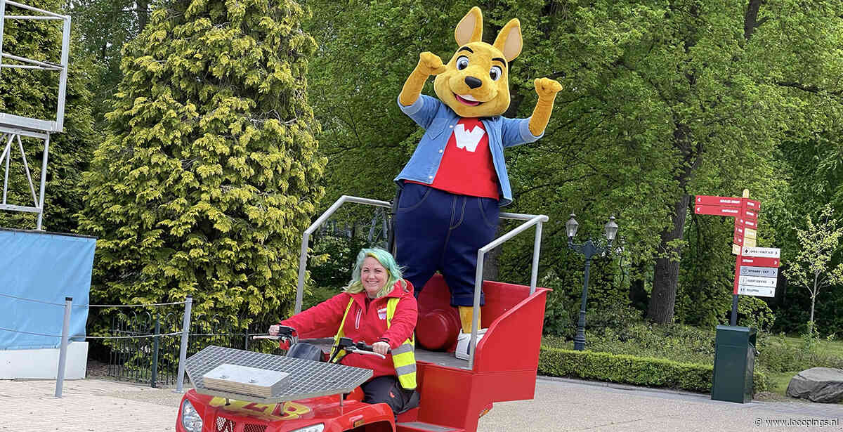 Foto's: nieuwe mascotte Walibi Holland laat zich voor het eerst zien ...