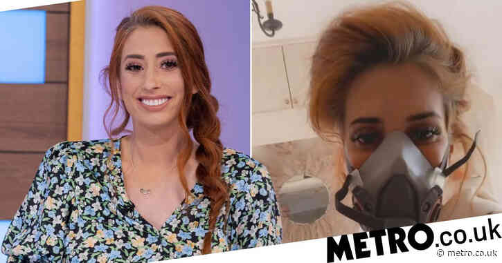 Stacey Solomon freaks out after fans spot ‘face’ in mirror behind her ...