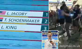 US swimmer Lydia Jacoby, 17, wins surprise gold medal in 100-meter ...