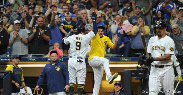 Ryan Braun! He knocks one outta here in the 1st with his pink bat on # ...