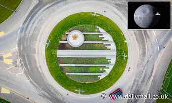 New roundabout stuns drivers with its uncanny resemblance to the DEATH ...