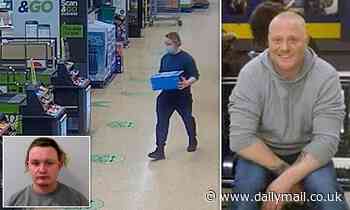 CCTV footage captures the moment Daniel Ainsley buys murder weapon used ...