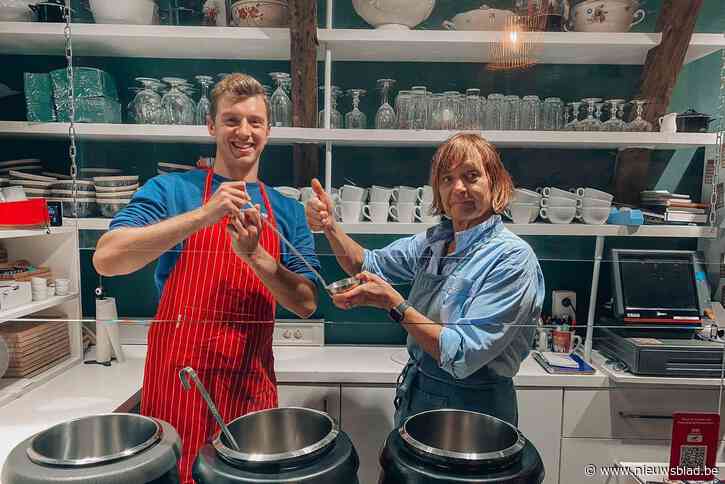 Ann geeft lepel van bekendste soepzaak in Aalst door aan Arne en Sien ...