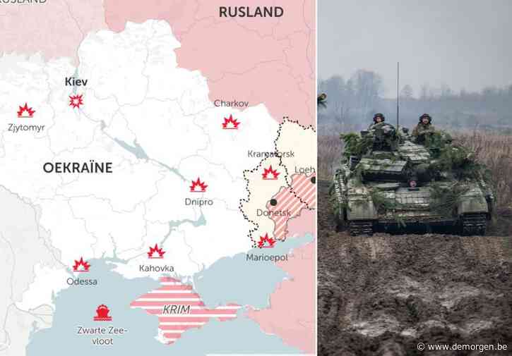 Nu al historische beelden: dit zijn de eerste uren van de Russische ...