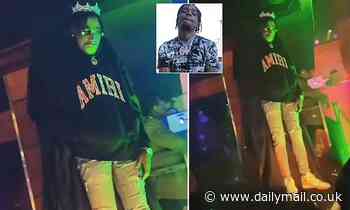 Disturbing photo shows rapper Goonew's EMBALMED body propped up on a ...