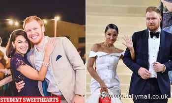 AOC confirms she is ENGAGED to her longtime boyfriend Riley Roberts ...