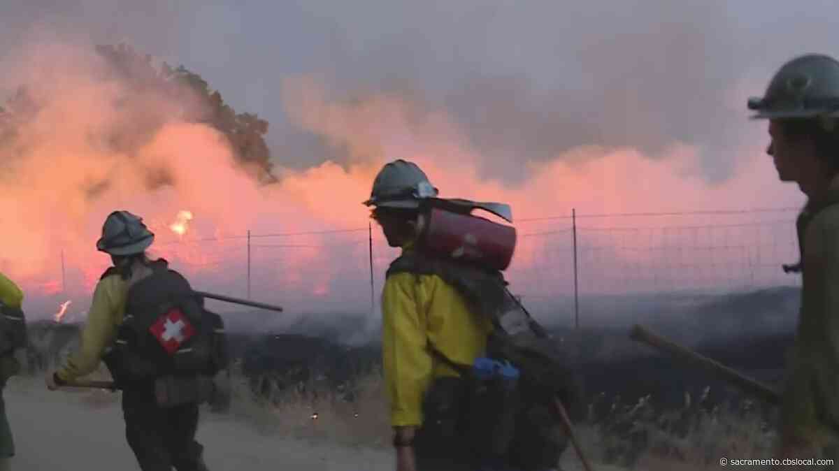 Electra Fire: Containment Increases To 10%, Firefighters Working On ...