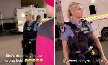Female Police Officer Harassed By Group Of Aussie Men In Tiktok Video