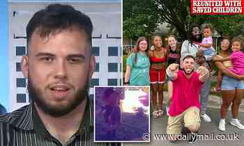 'Superhero' pizza delivery man, 25, describes 'fighting through smoke ...