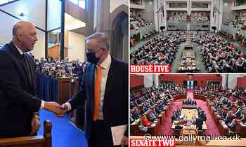 Peter Dutton finally pulls on a mask for the first time in Parliament ...