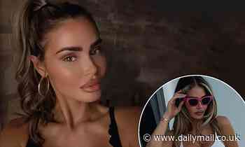 Chloe Sims flaunts her cleavage as she strips to her bra for steamy ...