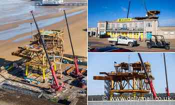 Old North Sea oil rig transformed into 'See Monster' art installation ...