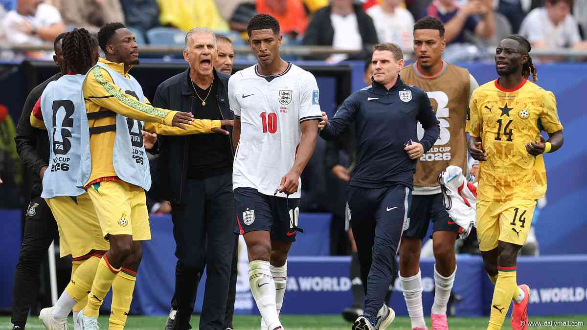 Jude Bellingham accused of X-rated outburst by Ghana manager Carlos ...